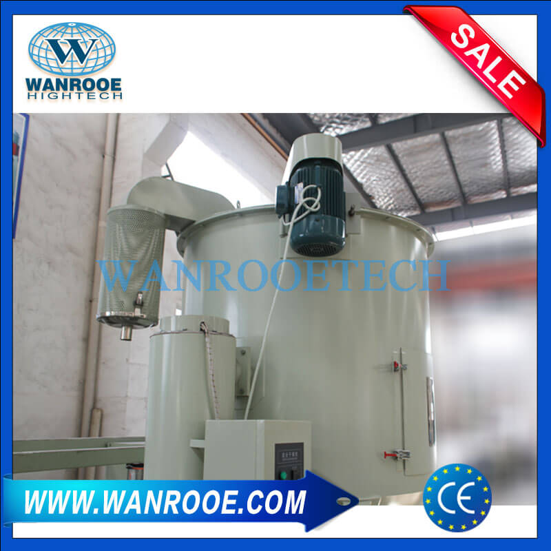 Lifting Mixer Dryer Masterbatch Plastic Dryer Mixer Machine - WANROOETECH