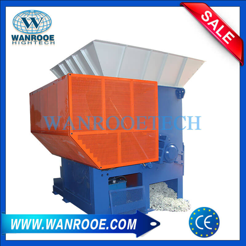 Single Shaft Coconut Fiber Coir Coconut Husk Shell Shredder Machine ...